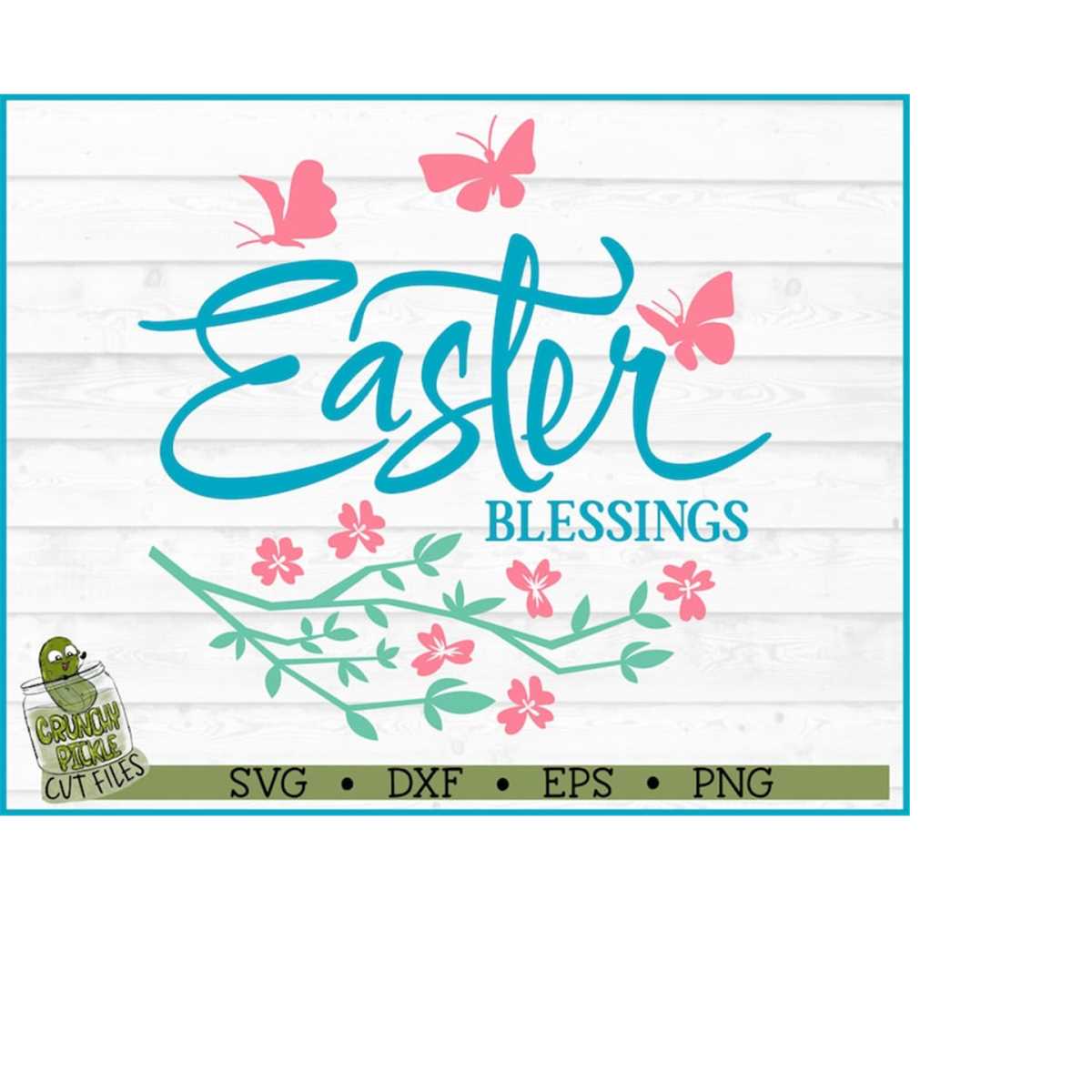 Easter Blessings Sign SVG File, dxf, eps, png, Easter svg, E | Inspire ...