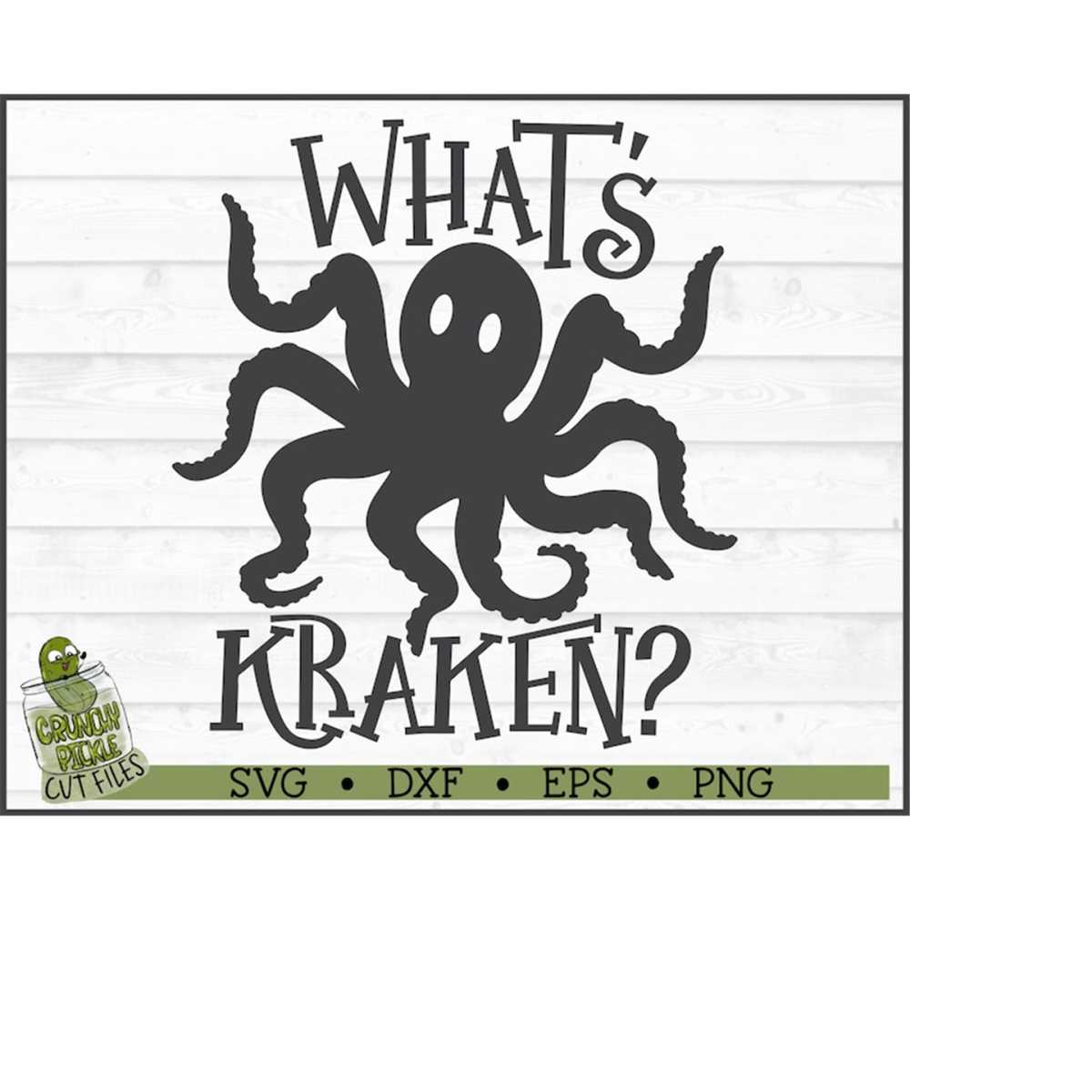 What's Kraken Pirate SVG File, dxf, eps, png, Kraken svg, Oc - Inspire ...
