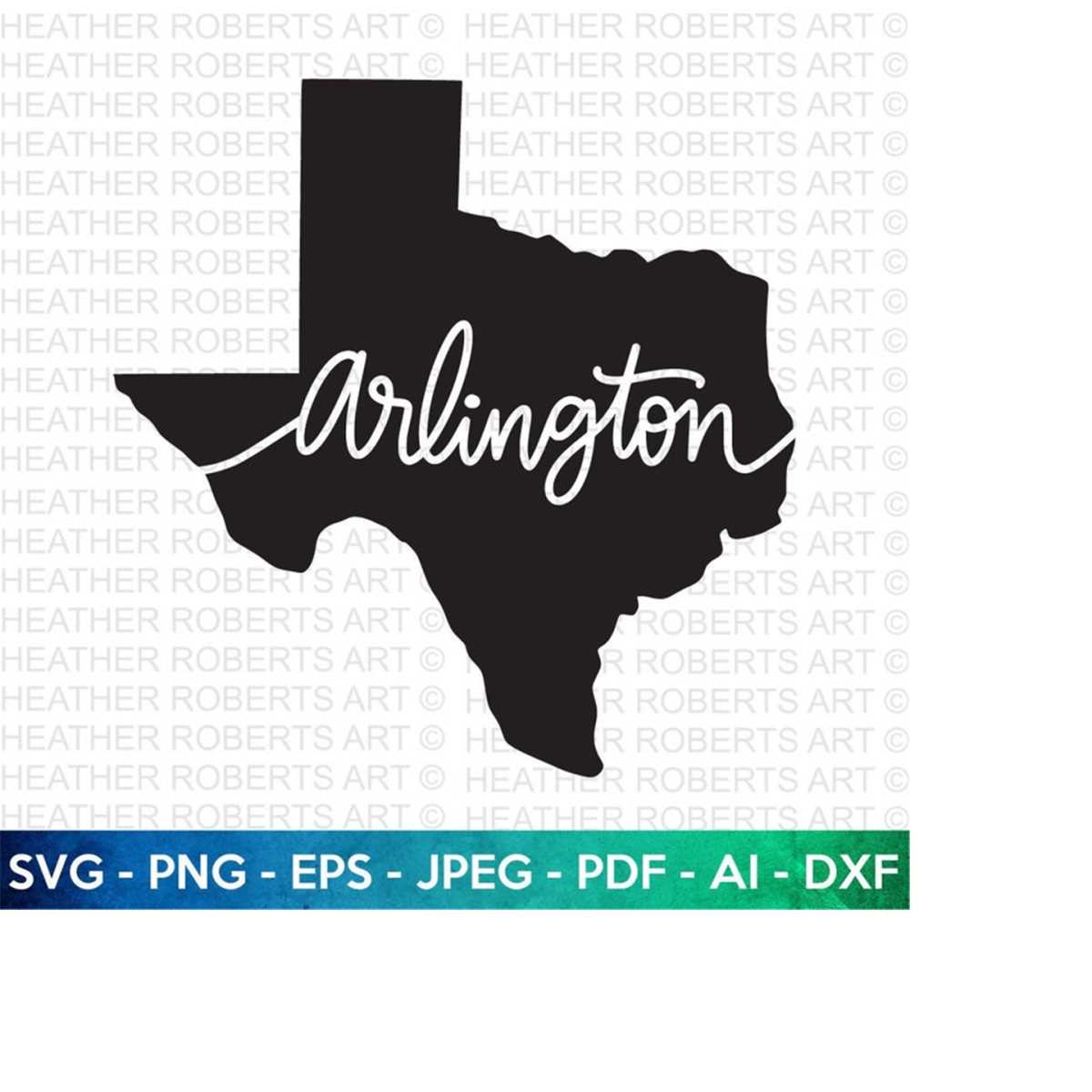 Arlington City SVG, Texas Svg, Texas Clipart, Texas Silhouet - Inspire ...
