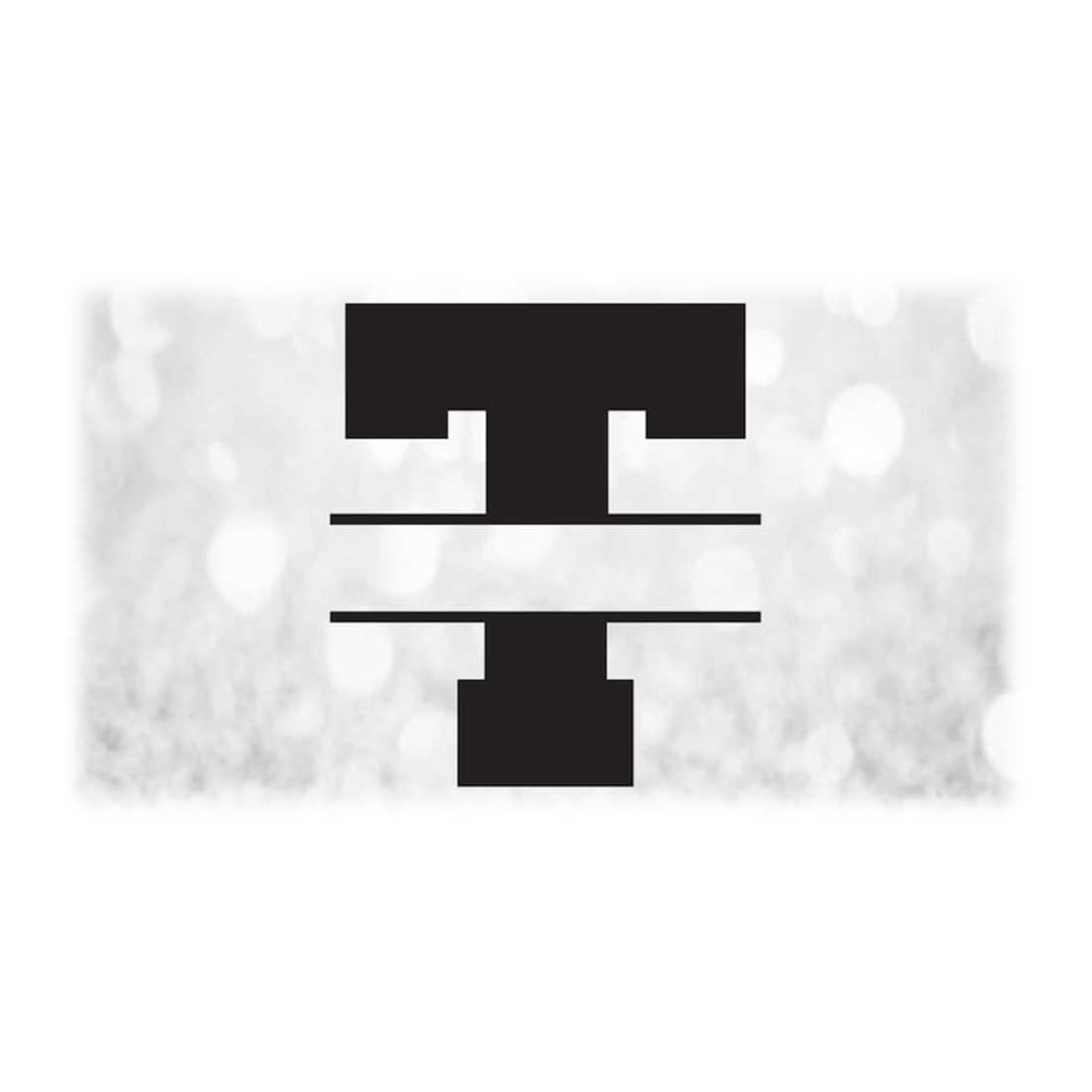 Word Clipart: Single Capital Letter 'T' Initial or Monogram - Inspire ...