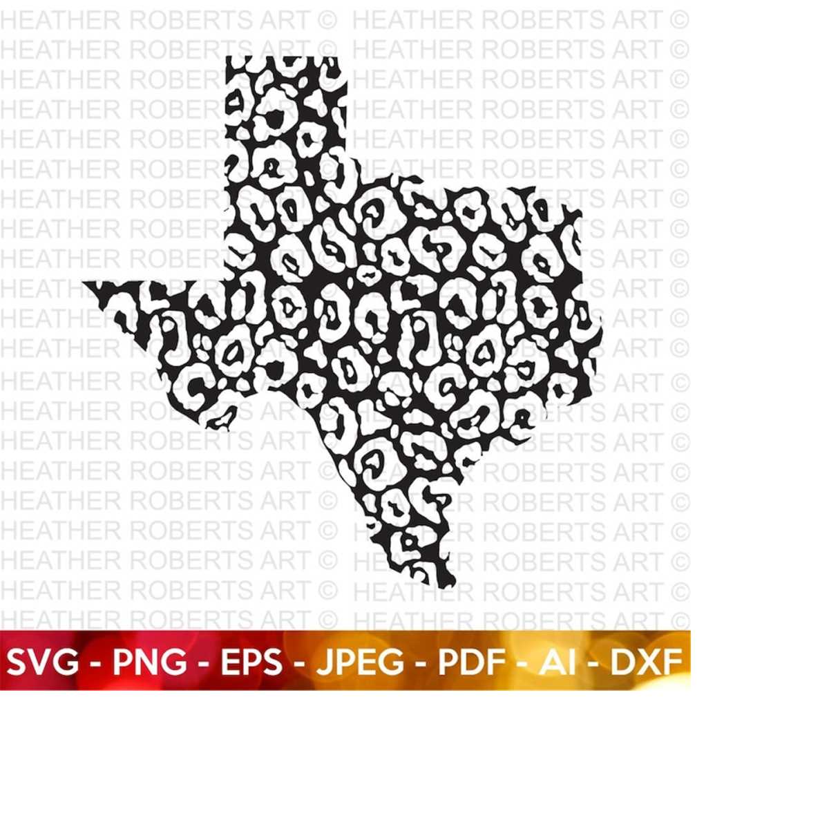 Texas Leopard Print SVG, Texas Svg, Texas Clipart, Texas Sil - Inspire ...