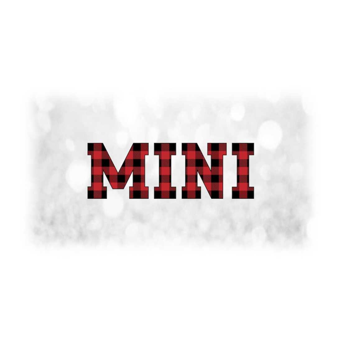 Family Clipart: Capitalized Block Word 'MINI' in Black Buffa - Inspire ...