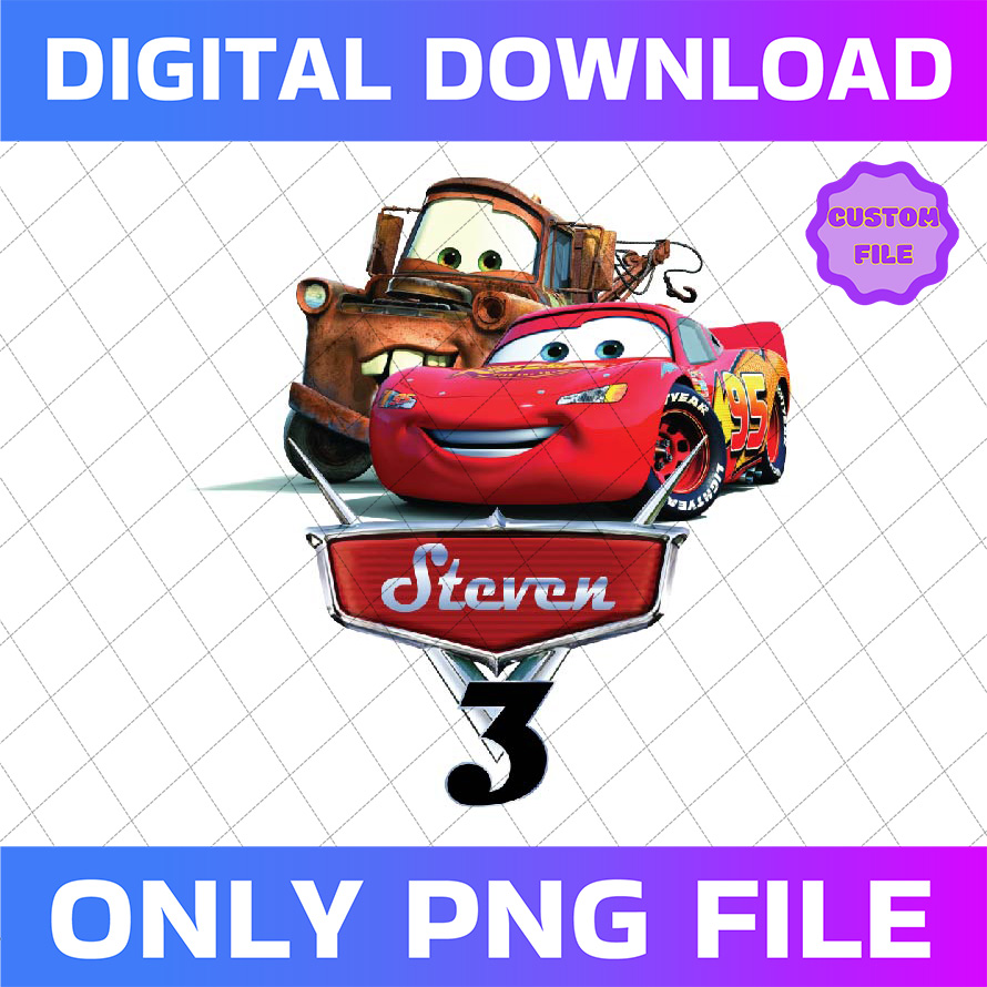Personalized Disney Cars Birthday Png , Cars Birthday Png , - Inspire ...