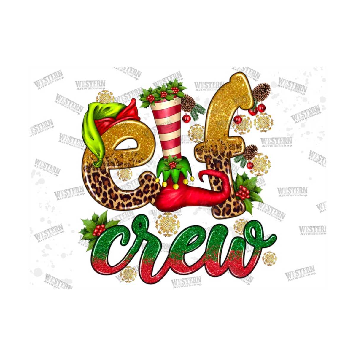 Elf Crew Png Sublimation Design,Western Png,Merry Christmas - Inspire ...
