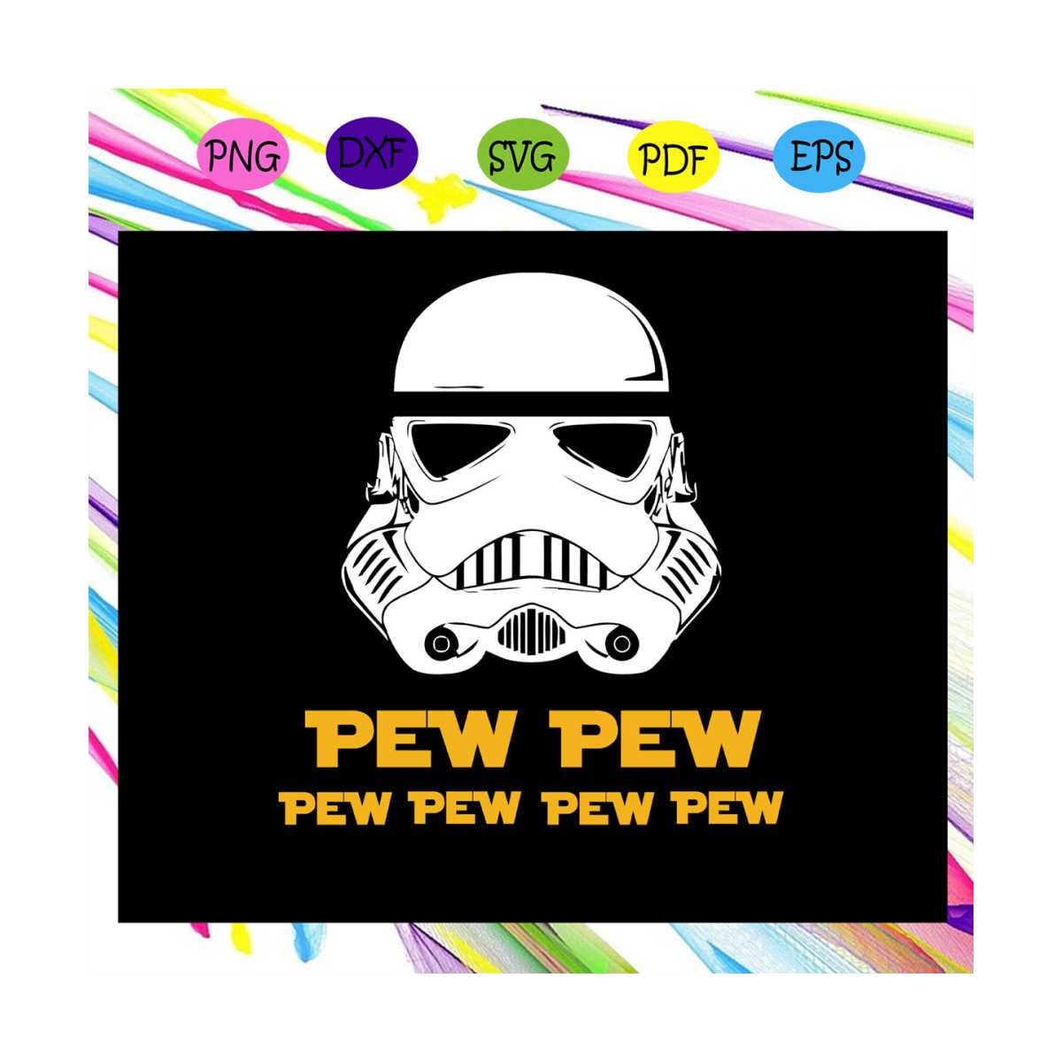 Pew pew, Star Wars svg, Star Wars Gift, jedi svg, yoda svg, | Inspire ...