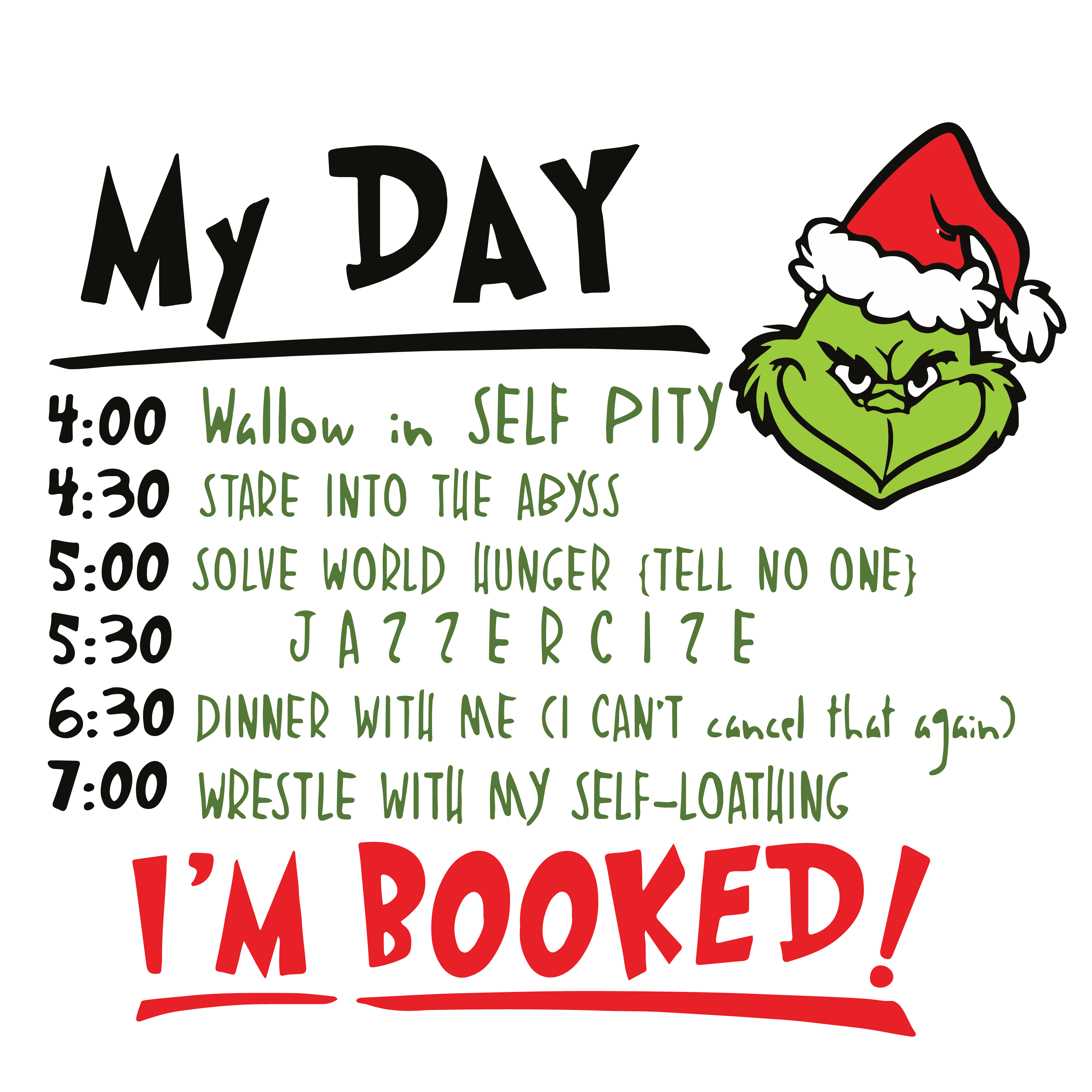 My Day Grinch Svg, Grinch Hand Svg, Grinch SVG, Grinch Ornam | Inspire ...
