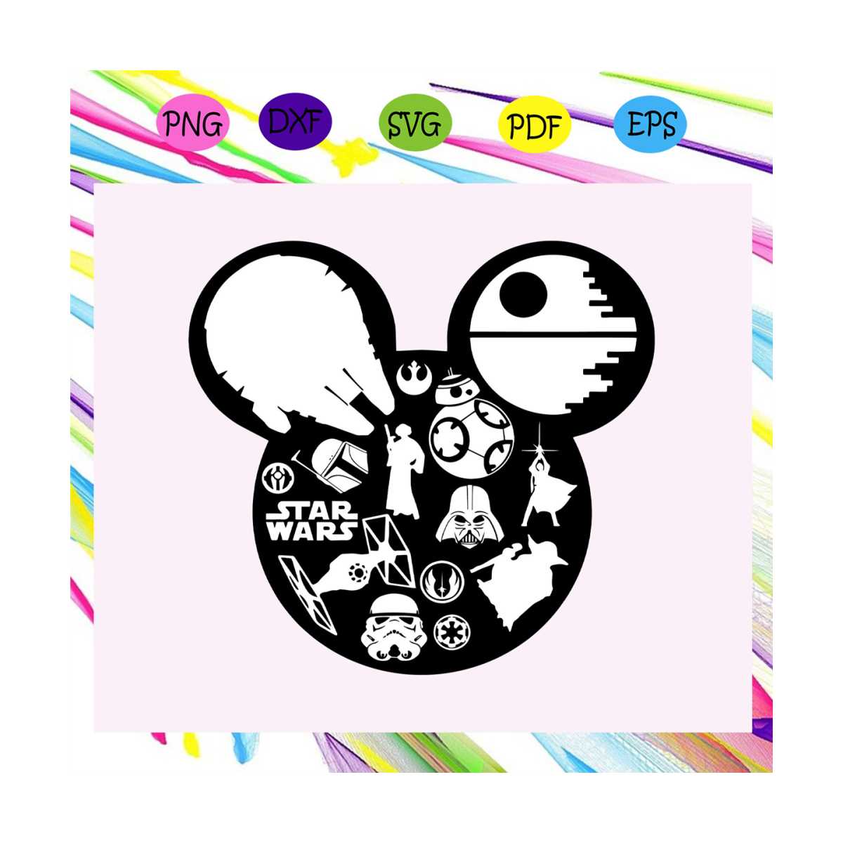 Star wars mickey head,star wars, mickey star wars, star wars | Inspire ...