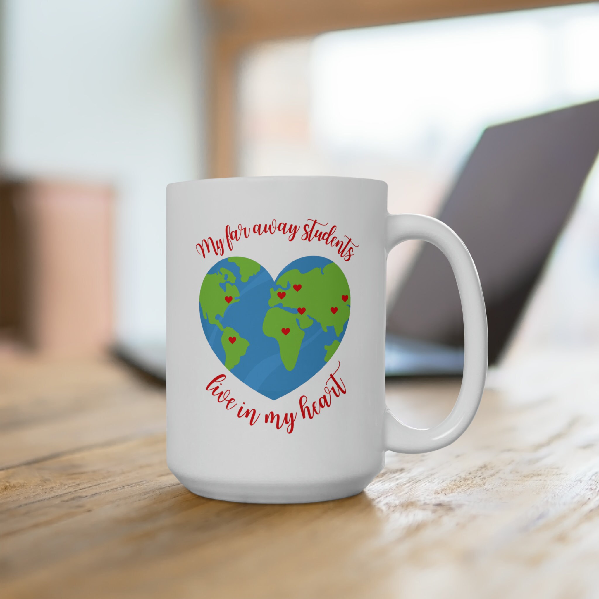 An Extra Large 15oz Heartfelt Ceramic Mug for the Online ESL | Inspire ...