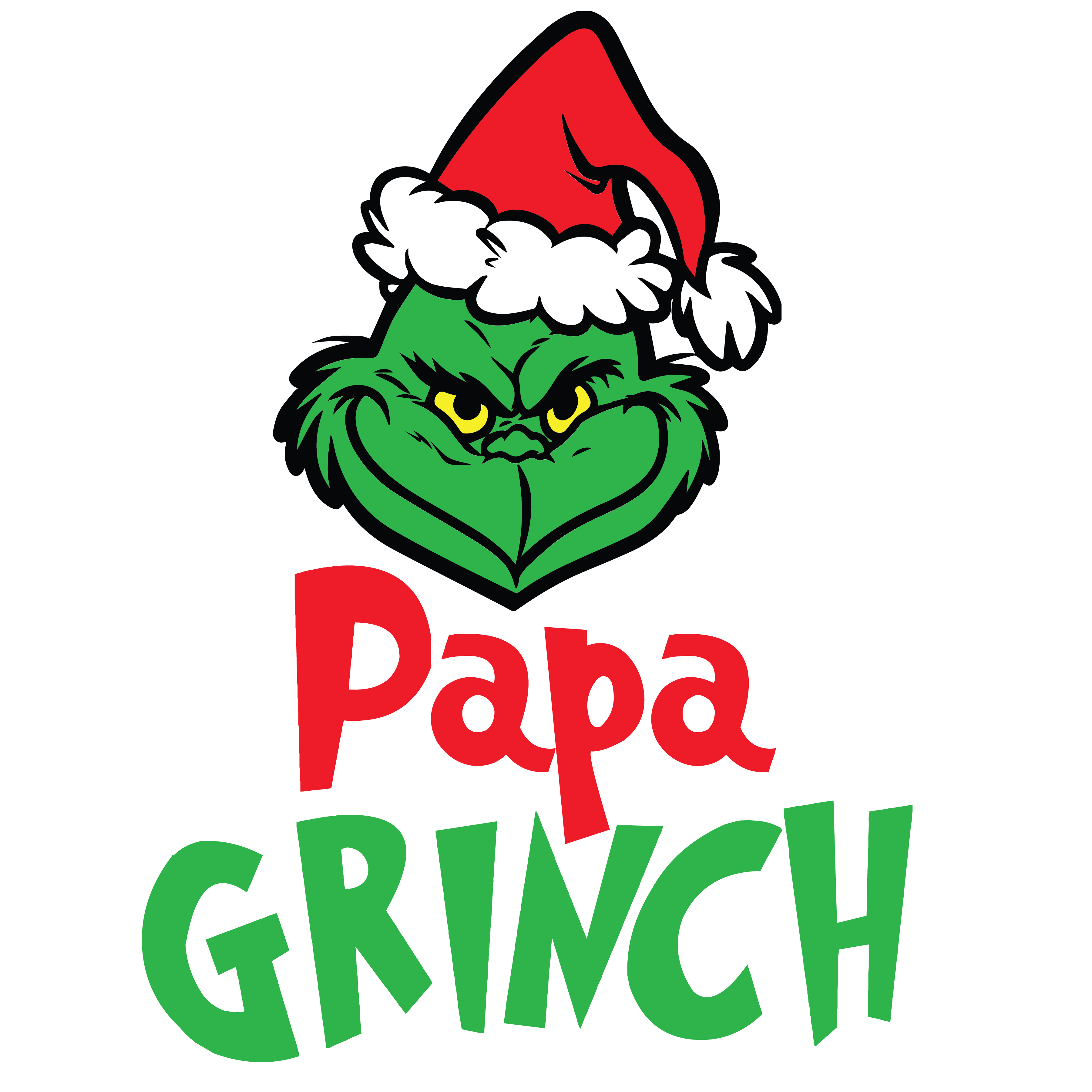 Papa Grinch Svg, Grinch Hand Svg, Grinch SVG, Grinch Ornamen | Inspire ...