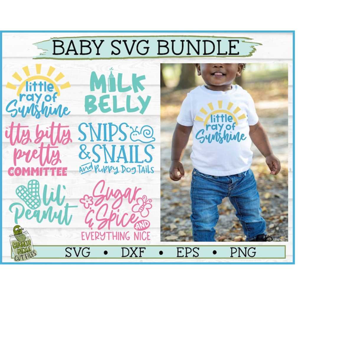 Baby SVG File Bundle, dxf, eps, png, Toddler svg, Kids, Baby - Inspire ...