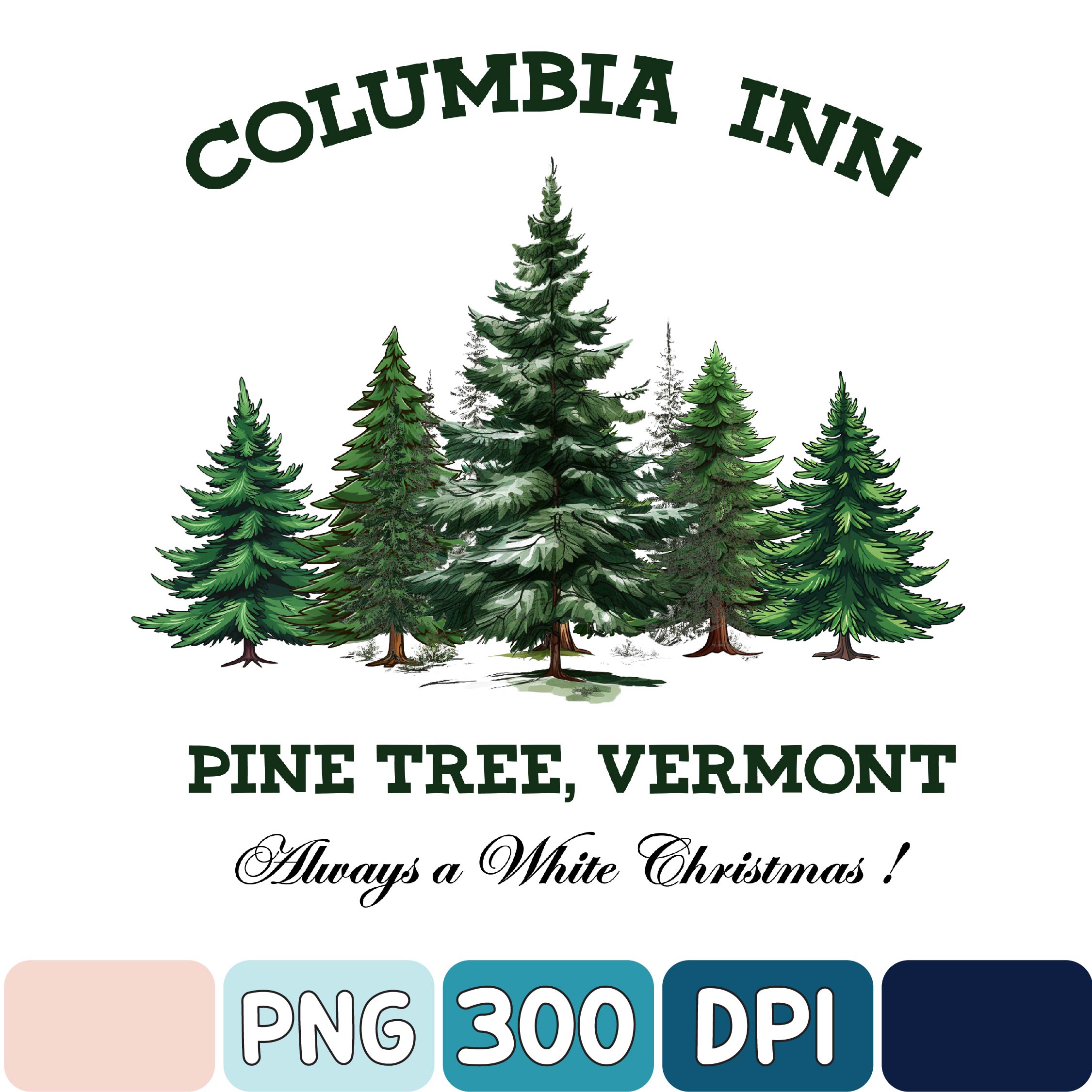 Columbia Inn Pine Tree Vermont Png, A White Christmas Bing C | Inspire ...