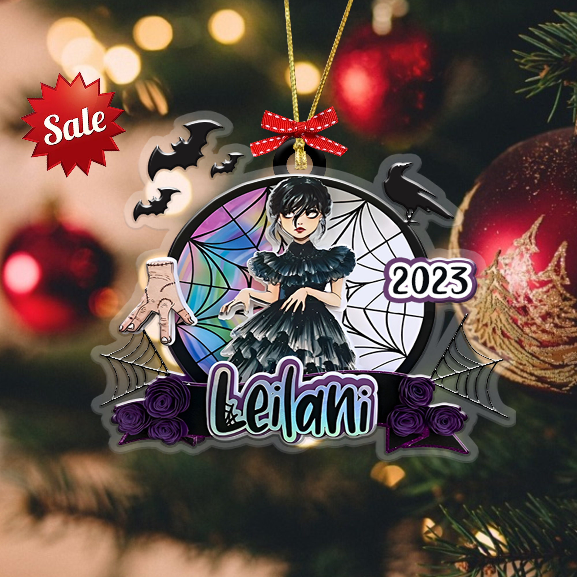 Wednesday Addams Ornament, The Addams Family Ornament, Gothi | Inspire ...