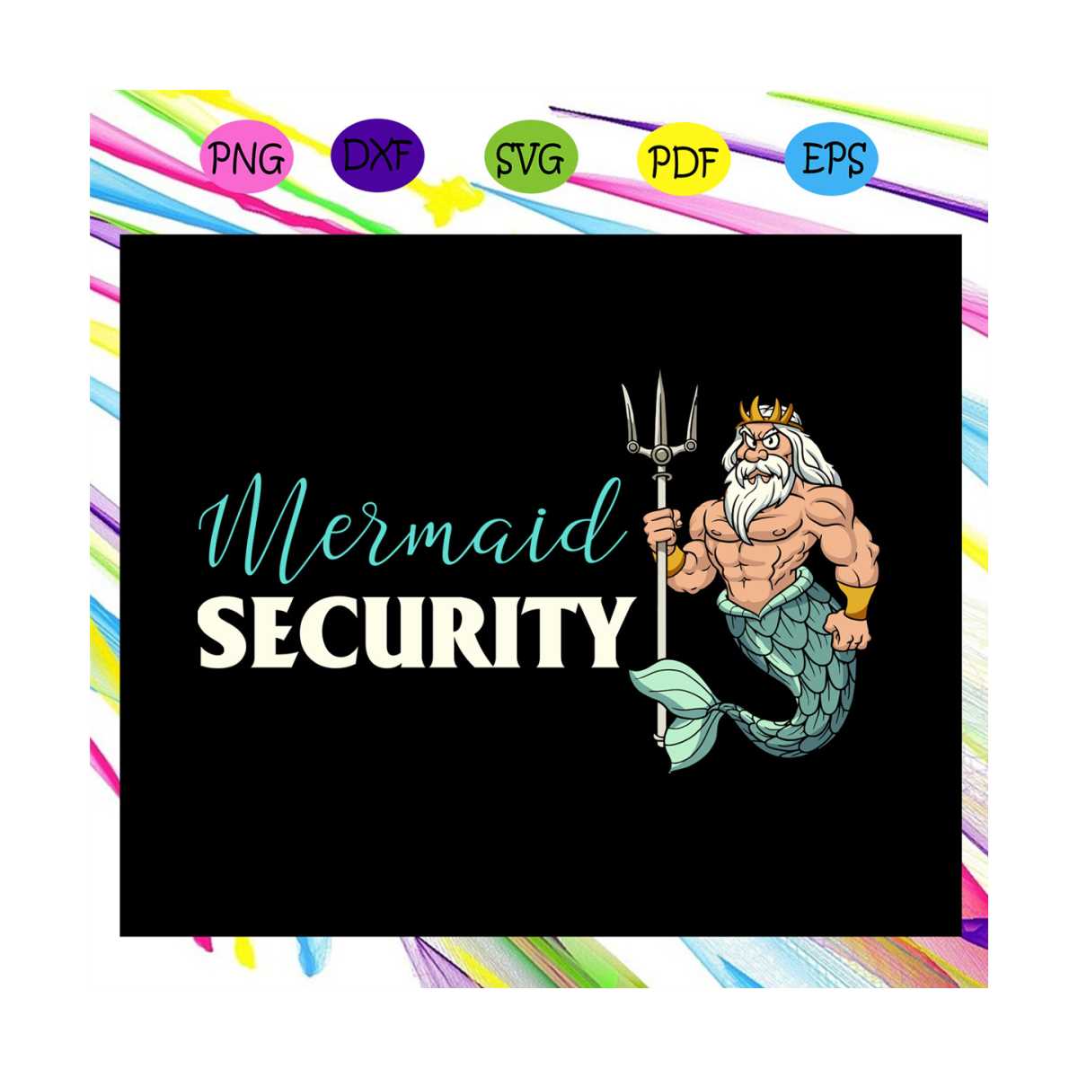 Mermaid security , mermaid svg, mermaid gift, mermaid clipar | Inspire ...
