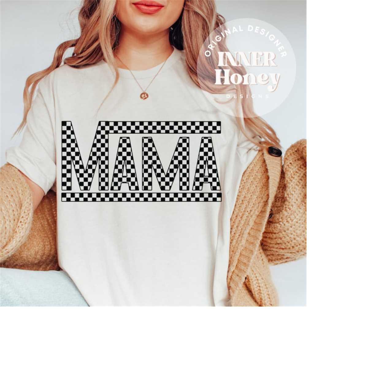 Checkered retro mama, Mama checkered, momshirt png, Momlife | Inspire ...