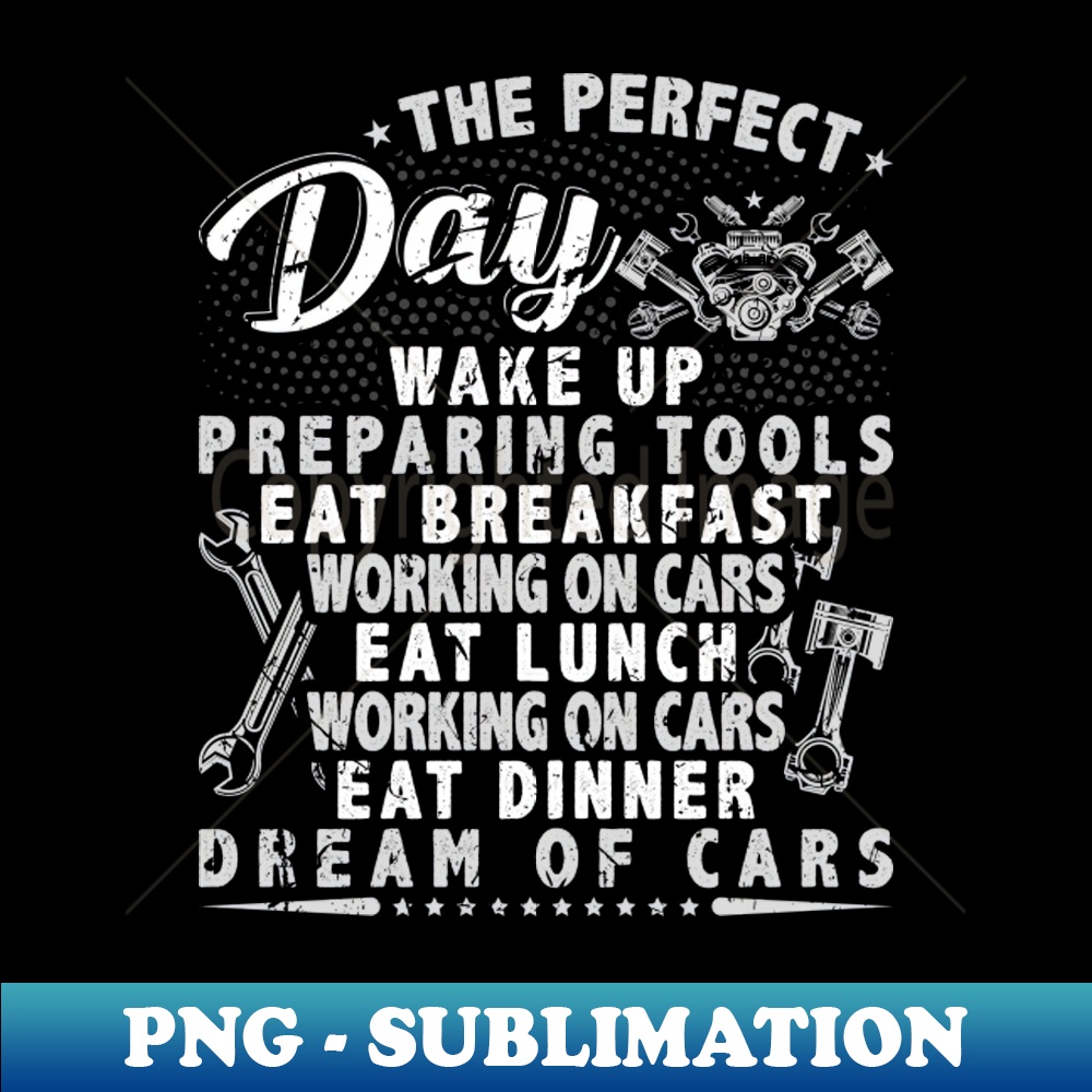 Perfect Day Car Mechanic Garage Auto Mechanics - Modern Subl | Inspire ...