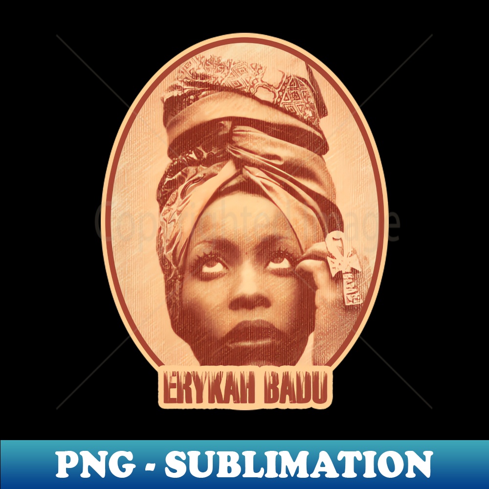 Erykah Badu Vintage Red Color - PNG Transparent Digital Dow - Inspire ...