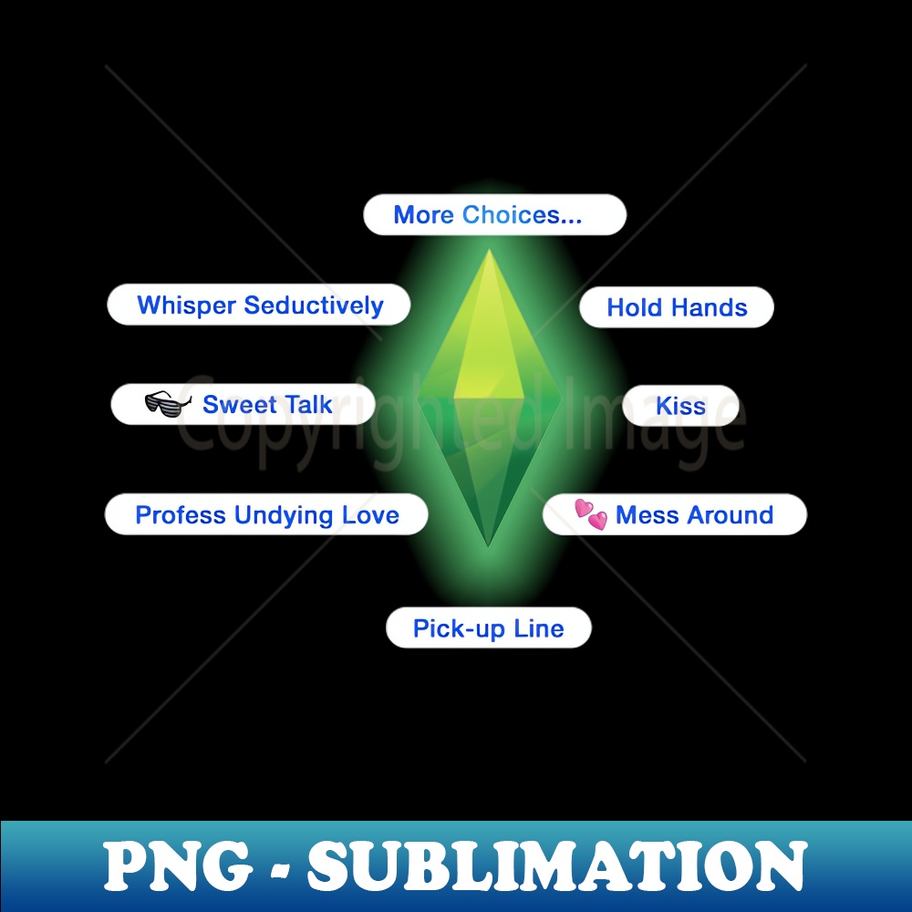 The Sims - Interactions - Instant PNG Sublimation Download - | Inspire ...
