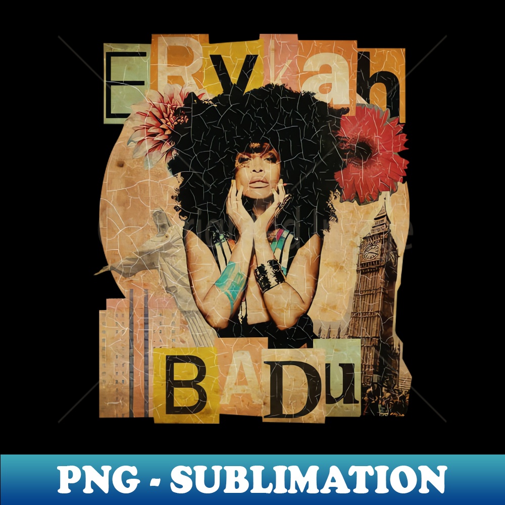ERYKAH BADU VINTAGE - Aesthetic Sublimation Digital File - P | Inspire ...