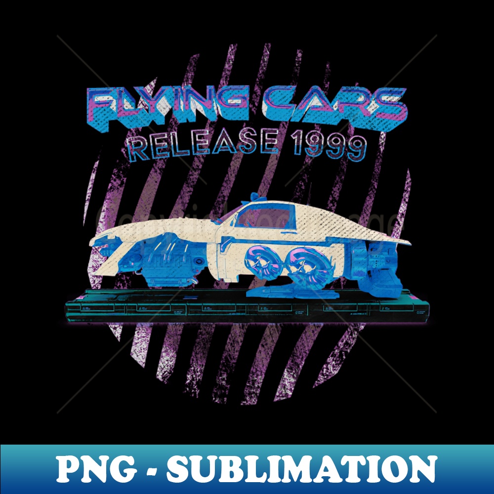 Retro Flying Cars The Future 1999 Stylish Vintage - Signatur | Inspire ...