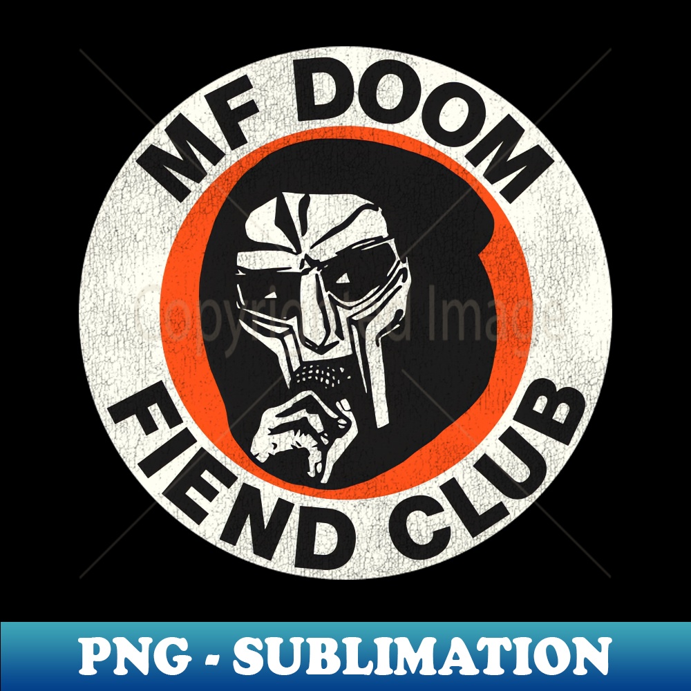 MF DOOM FIEND CLUB - High-Resolution PNG Sublimation File - | Inspire ...