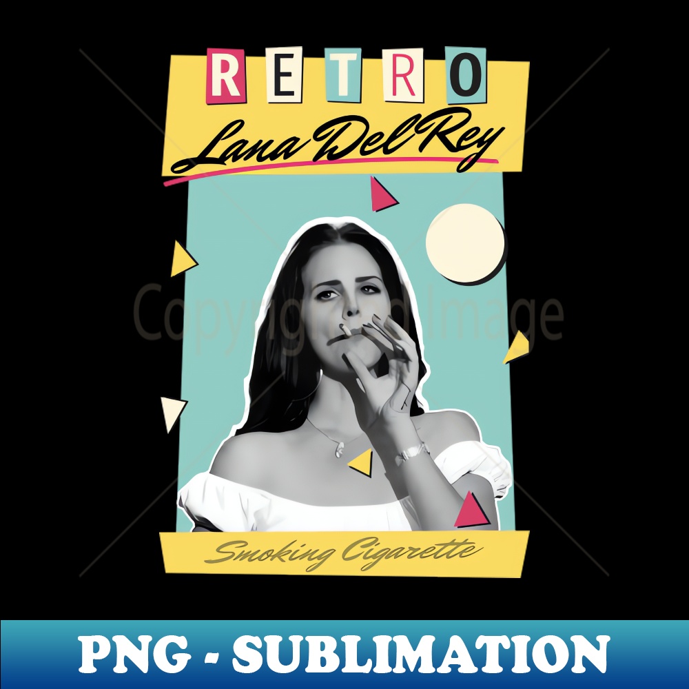 Lana Del Rey - Smoking Cigarette - Artistic Sublimation Digi | Inspire ...
