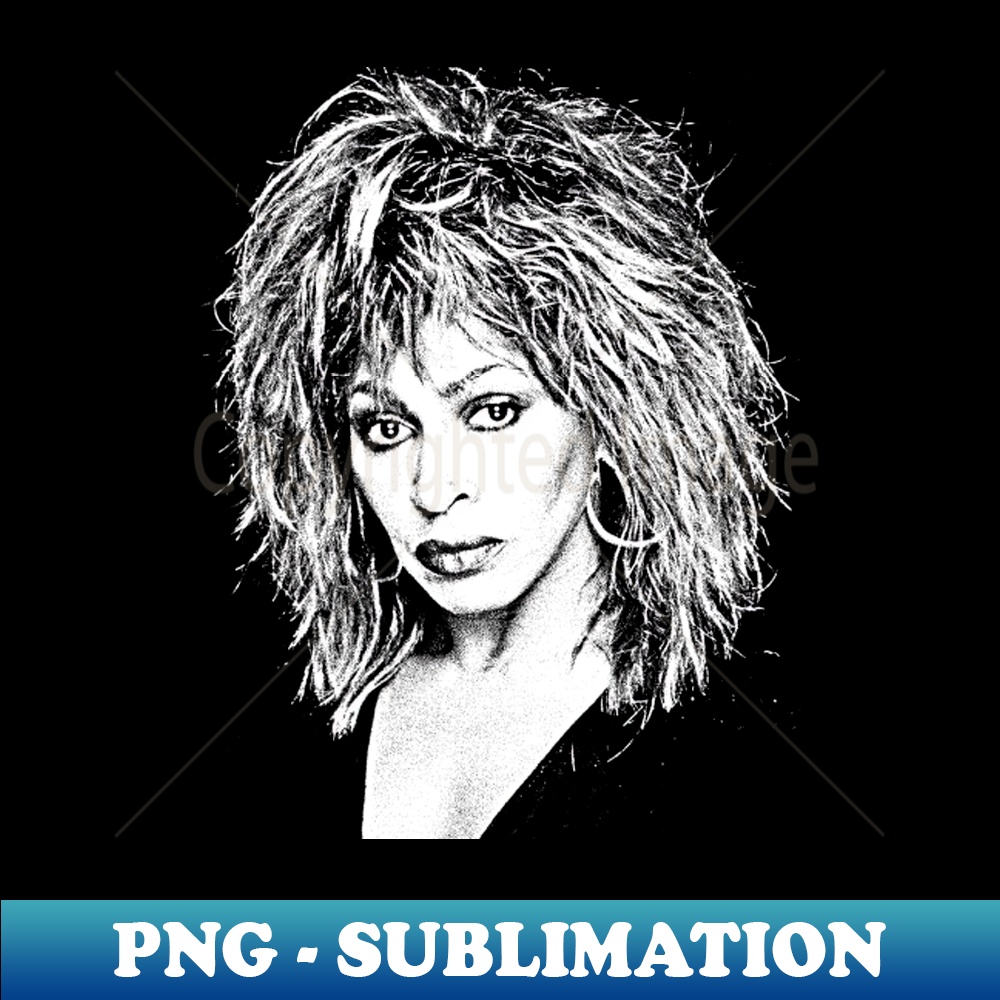 Tina Turner 80s Style Retro Fan Art Design - Decorative Sub | Inspire ...