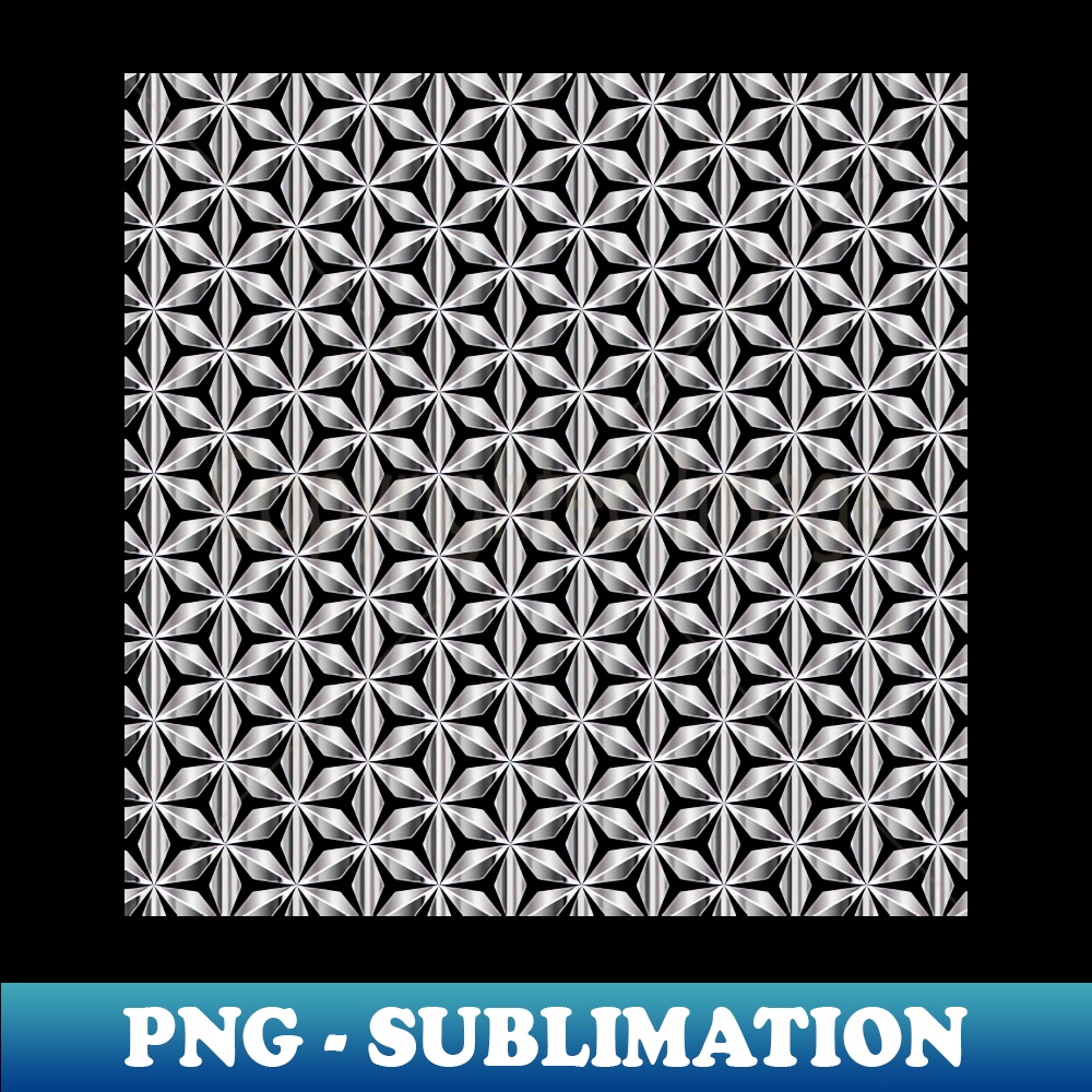 Silver star seamless pattern - Premium PNG Sublimation File | Inspire ...