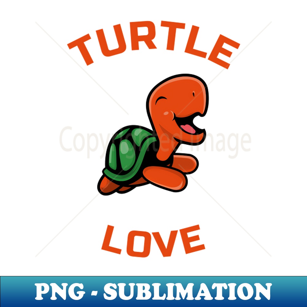 Turtle Love - PNG Transparent Sublimation Design - Enhance Y | Inspire Uplift