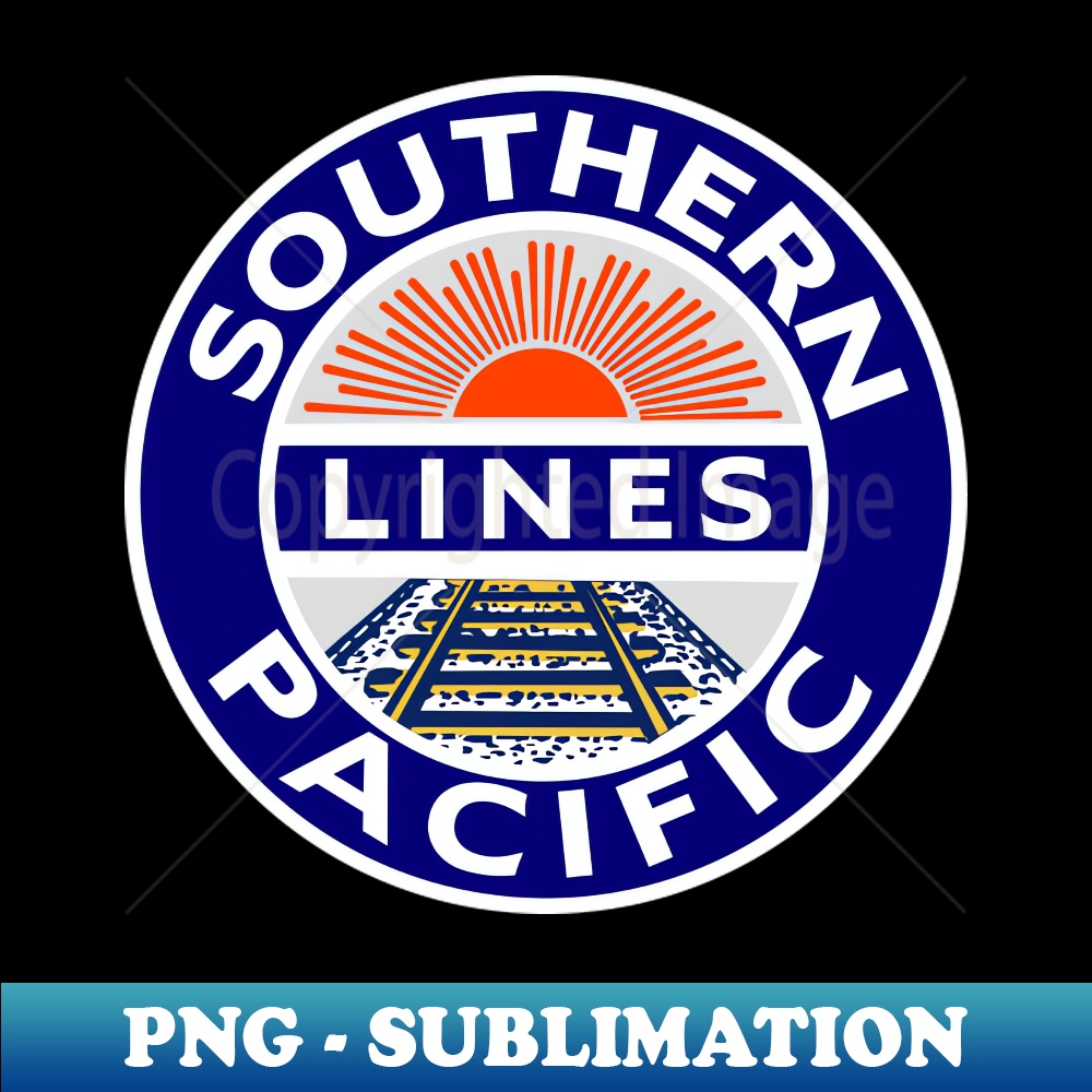 Southern Pacific Lines - Railway Logo - High-Resolution PNG - Inspire Uplift