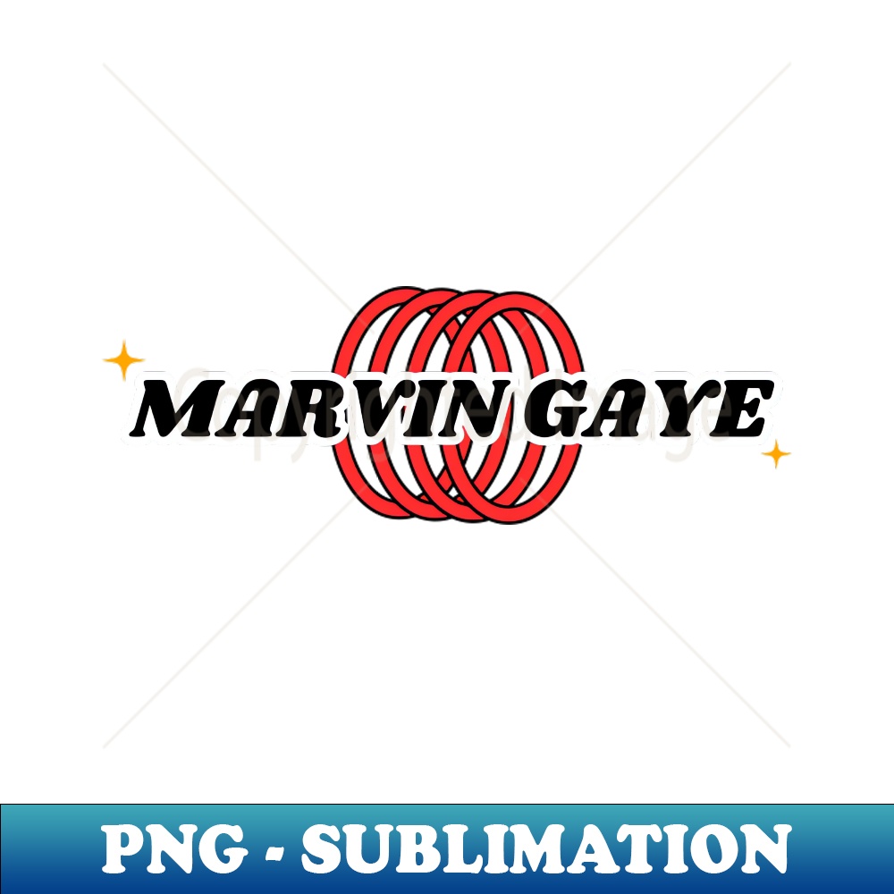Marvin Gaye Ring - PNG Transparent Sublimation File - Bring | Inspire ...