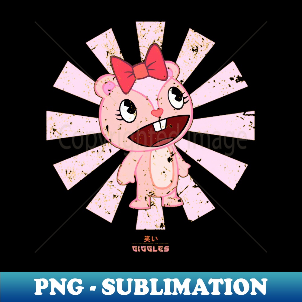 Giggles Retro Japanese Happy Tree Friends - PNG Transparent | Inspire ...