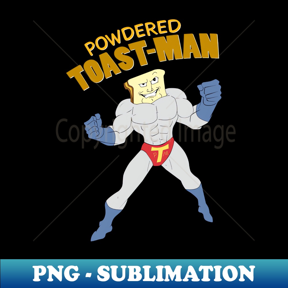 Powdered Toast Man - Ren and Stimpy - Retro PNG Sublimation - Inspire ...
