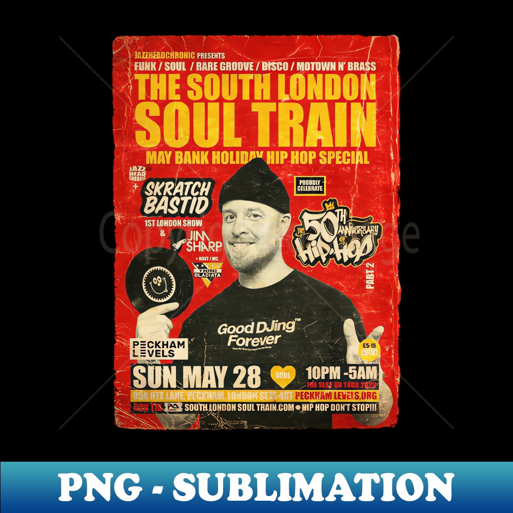 POSTER TOUR - SOUL TRAIN THE SOUTH LONDON 152 - PNG Transpar | Inspire ...