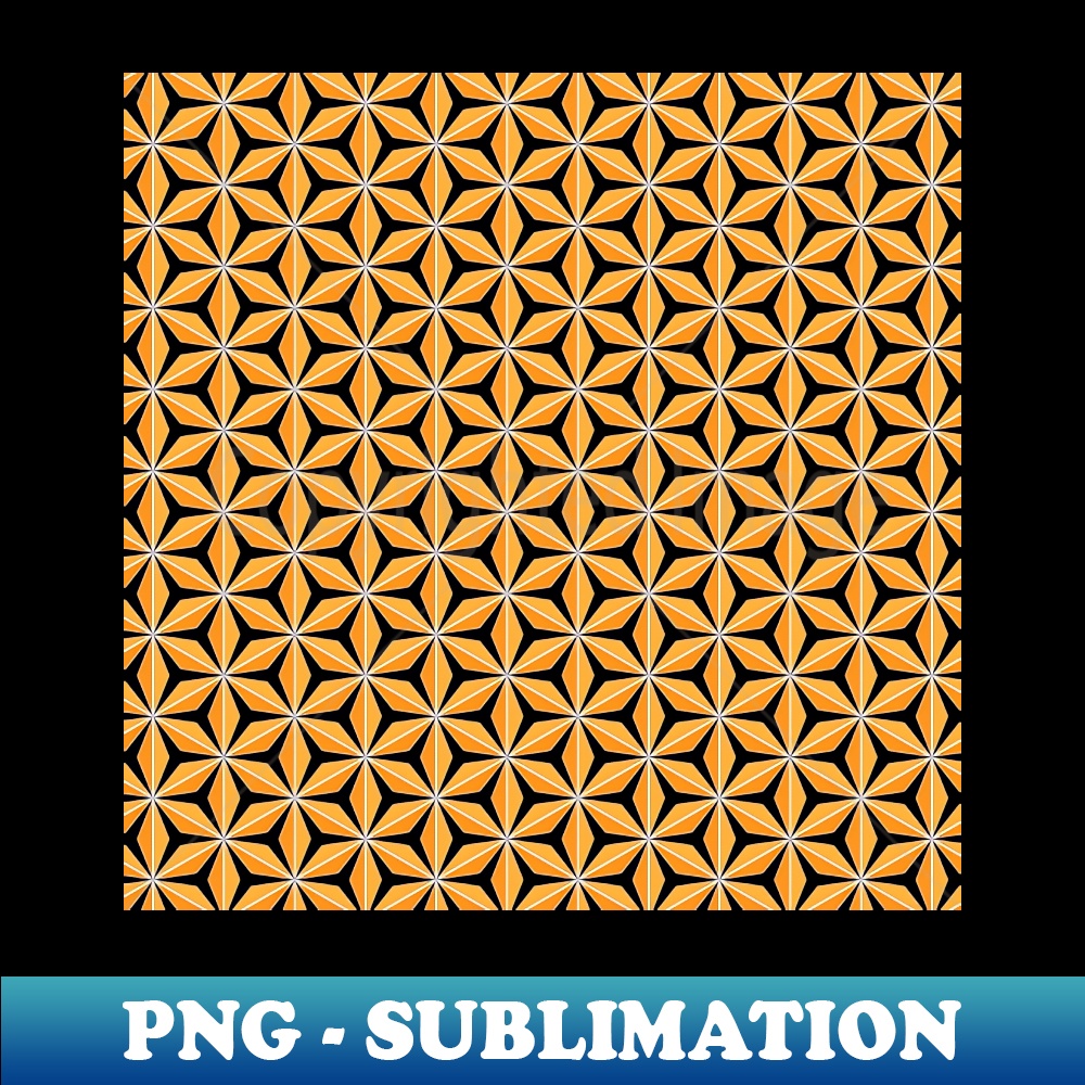 Orange star seamless pattern - Sublimation-Ready PNG File - | Inspire ...