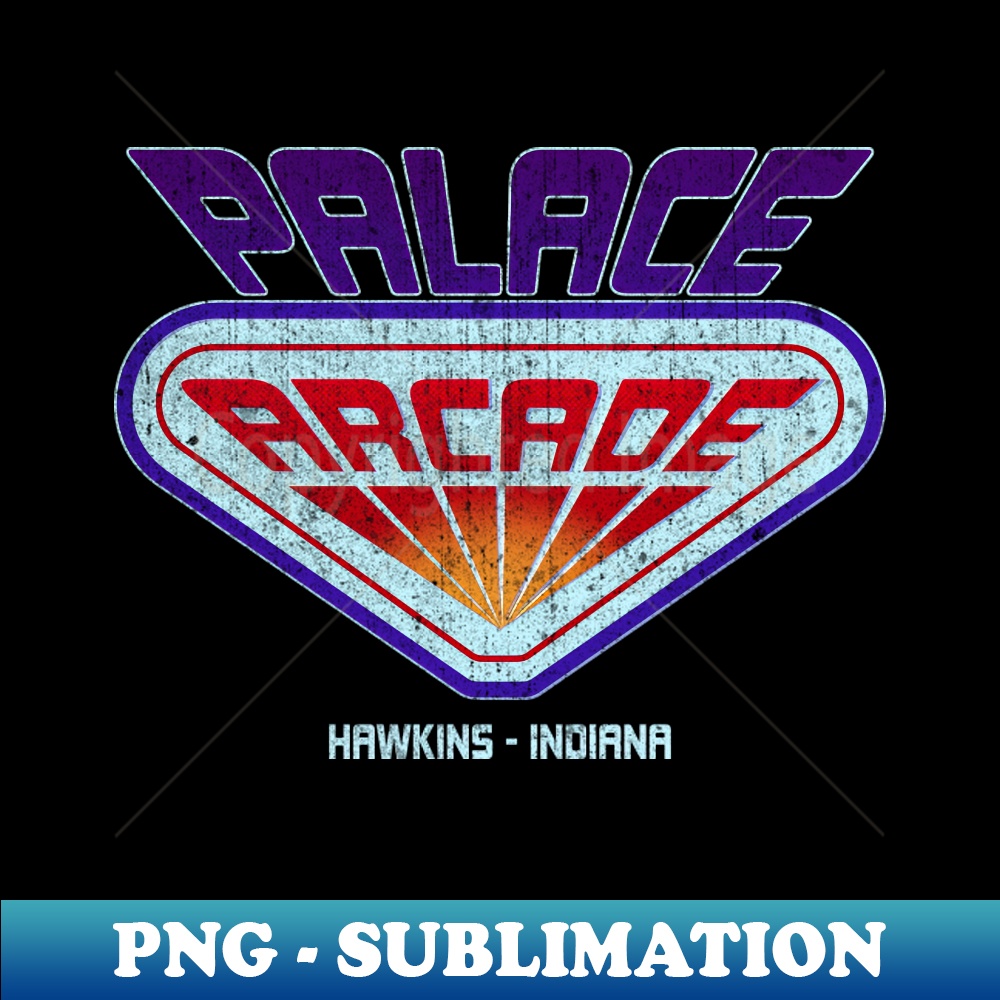 Stranger Things Palace Arcade - Instant Sublimation Digital - Inspire ...