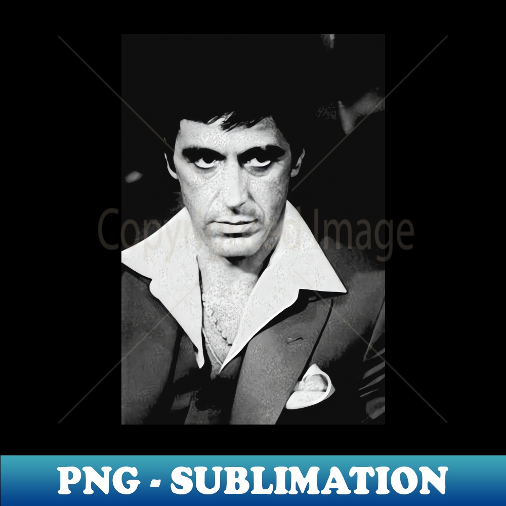 Tony Scarface Montana - PNG Transparent Sublimation Design - | Inspire ...