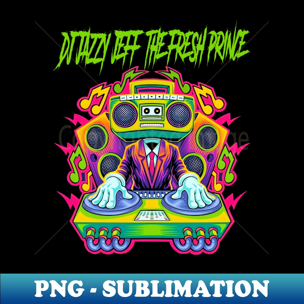 DJ JAZZY JEFF THE FRESH PRINCE RAPPER - Instant PNG Sublima | Inspire ...