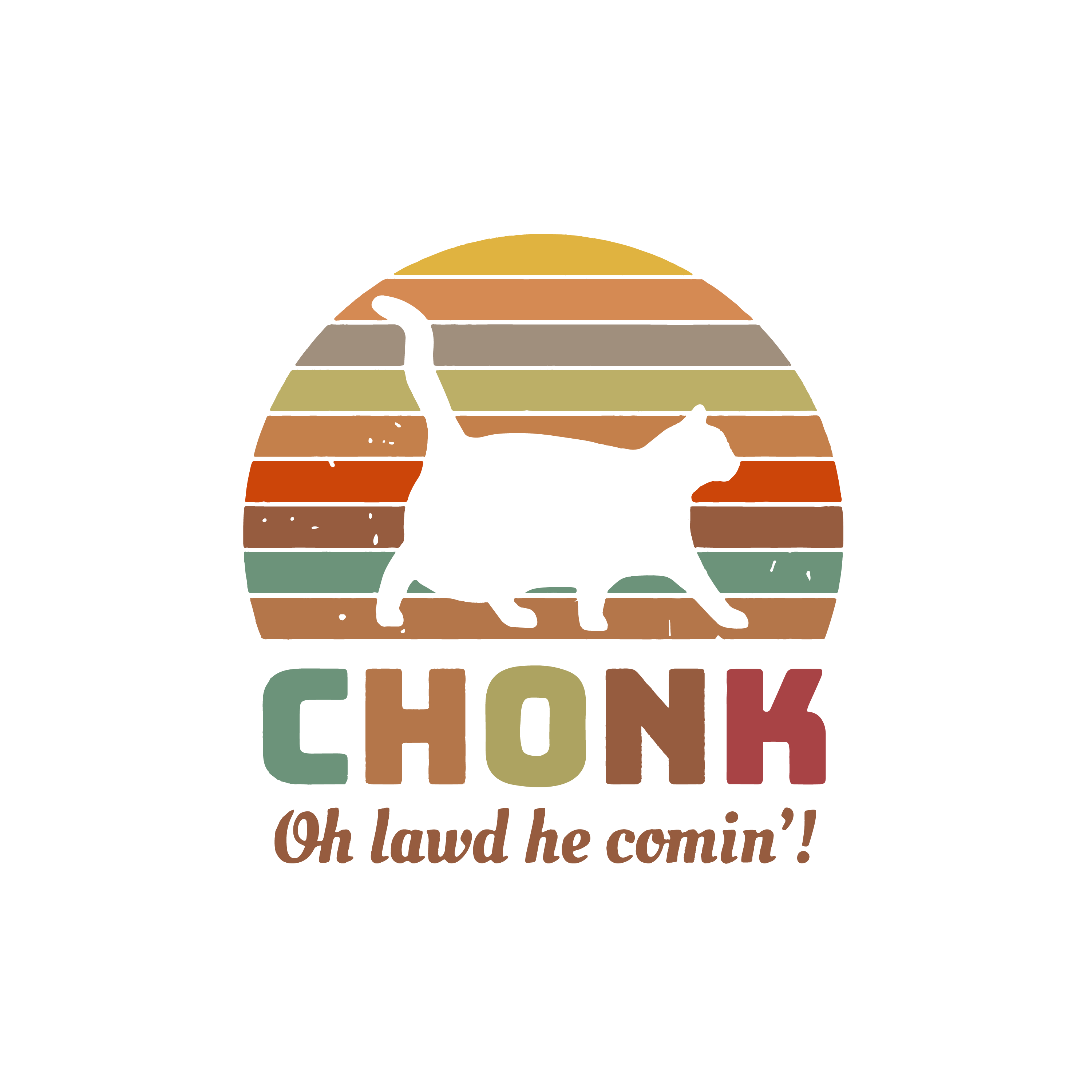 Chonk oh lawd he comin Svg, Cat Svg, Cat logo Svg, Cat Cut F | Inspire ...