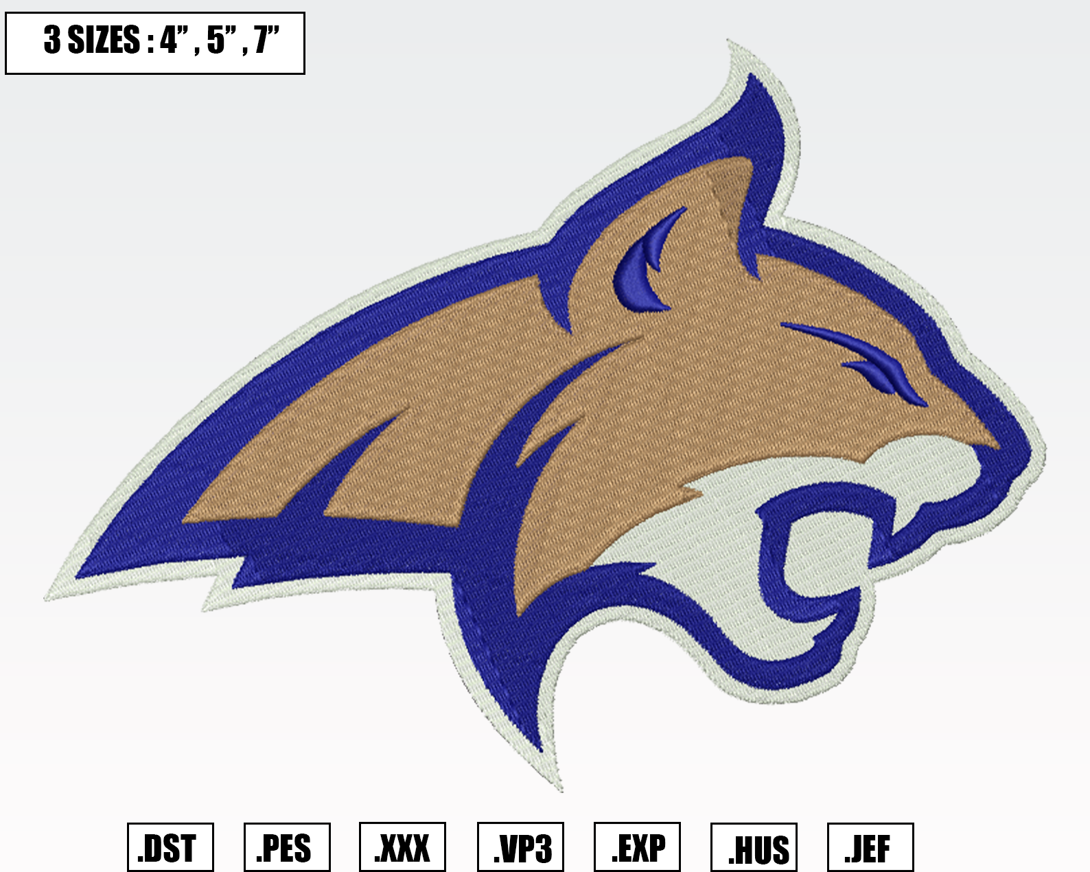 Montana State Bobcats Embroidery Designs, Machine Embroidery - Inspire ...