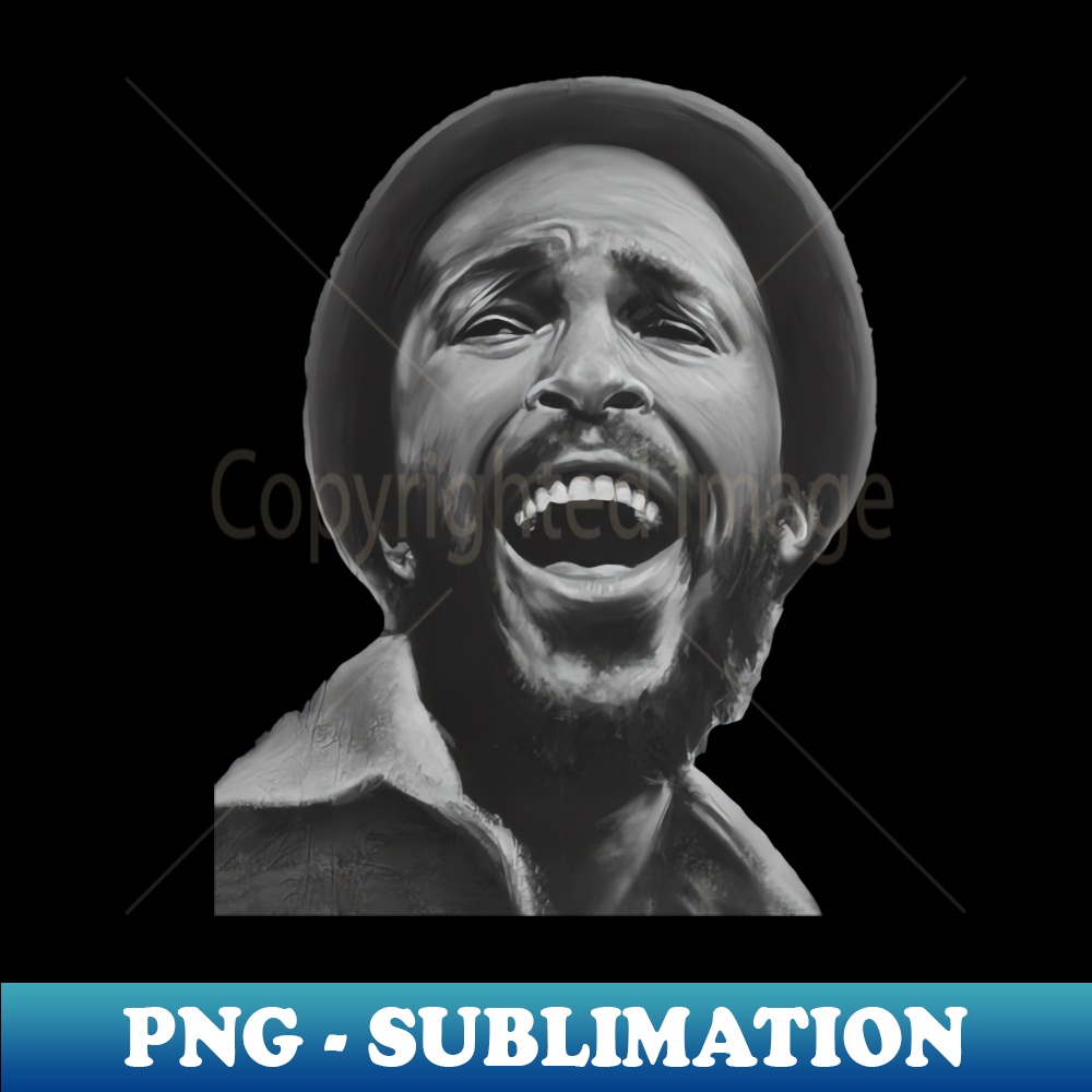 MARVIN GAYE - PNG Transparent Digital Download File for Subl | Inspire ...