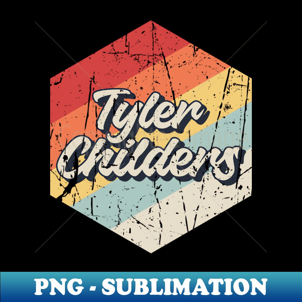 Tyler Childers Retro - PNG Transparent Sublimation File - Ca - Inspire ...