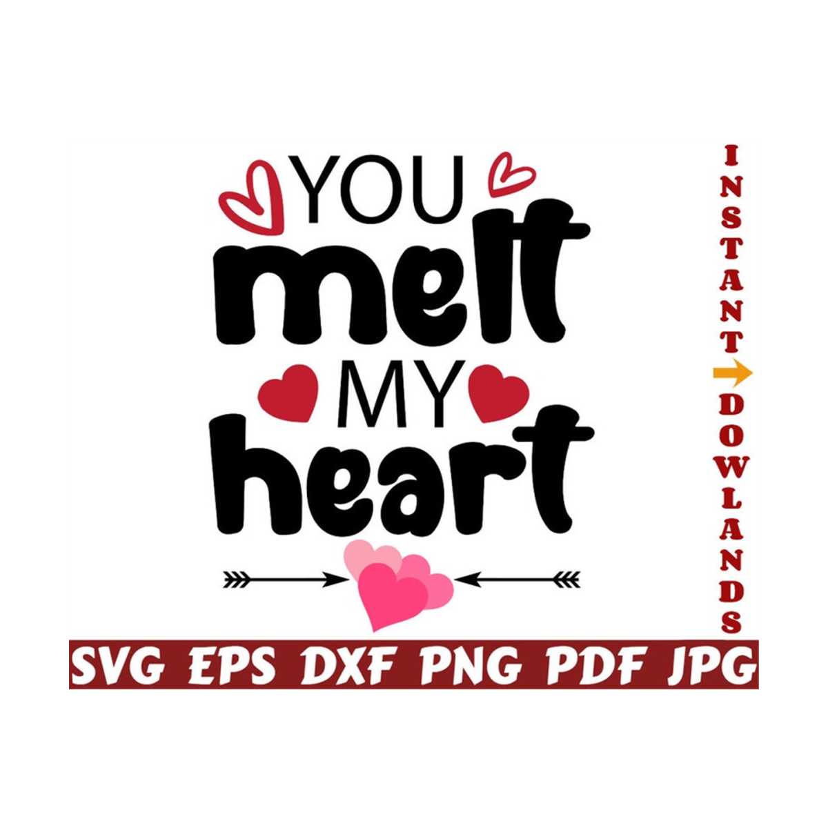 melt my heart svg - Inspire Uplift