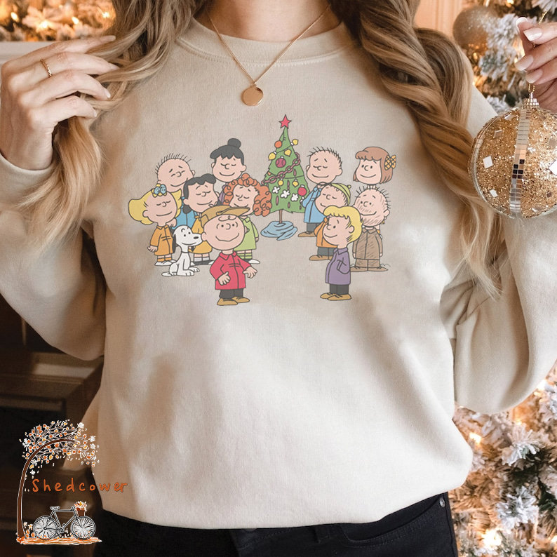 Vintage Charlie Brown Christmas Sweatshirt, Christmas Sweats | Inspire Uplift