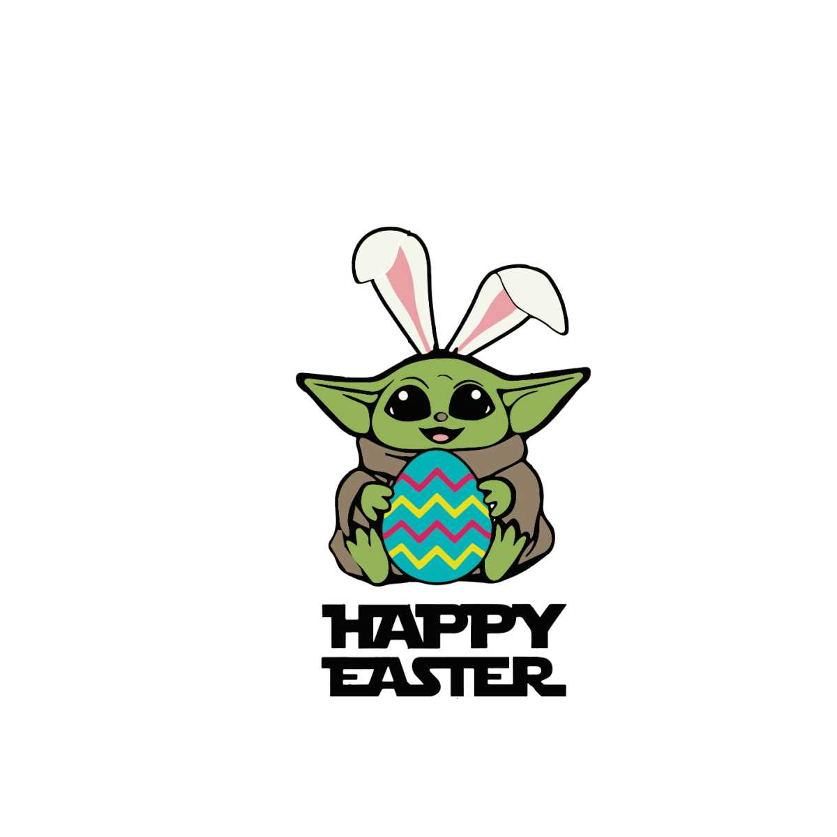 Happy Easter Baby Yoda Svg, Easter Day Svg, Easter Baby Yoda | Inspire ...