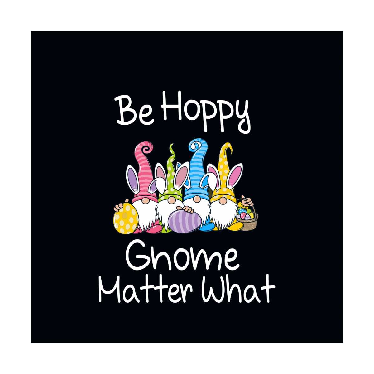 Happy Easter Gnomes With Bunny Ears Egg Hunting Easter Gnome | Inspire ...