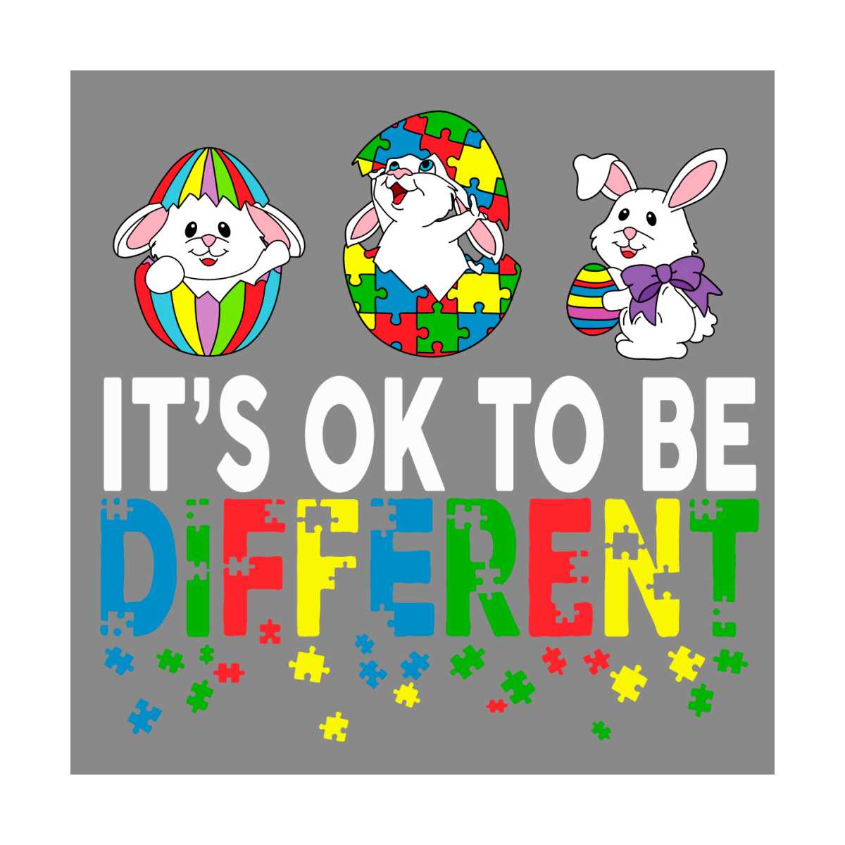 Autism Easter It's Ok To Be Different Svg, Easter Svg, Easte | Inspire ...