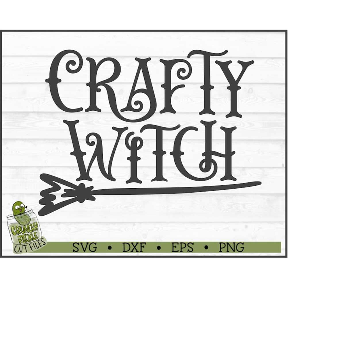 Crafty Witch Halloween SVG File, dxf, eps, png, Halloween sv - Inspire ...