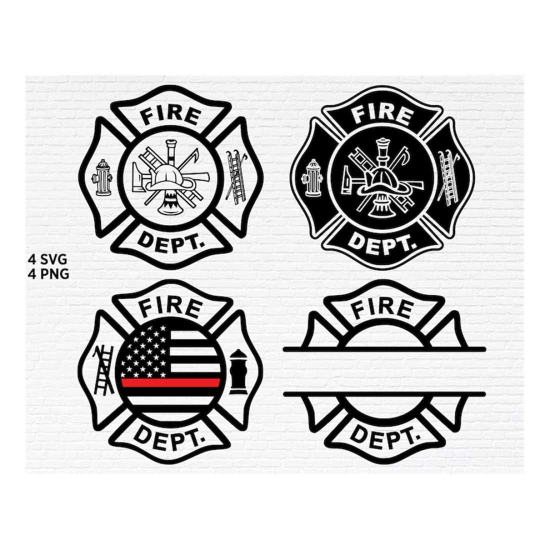 Fire Department Svg Png | Inspire Uplift