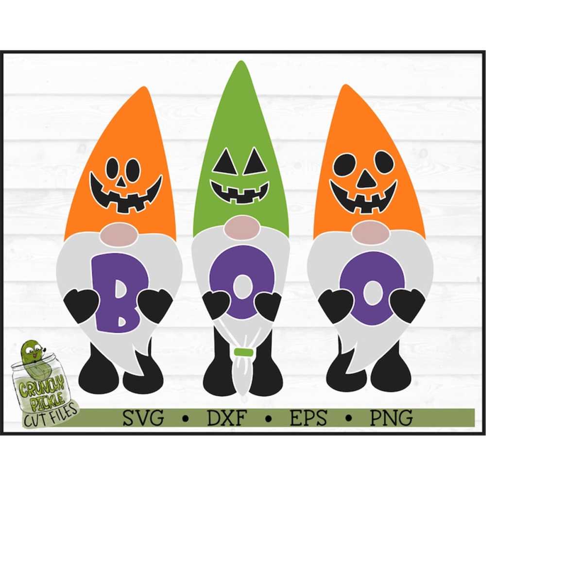 Halloween Gnome Trio SVG File, dxf, eps, png, Halloween Gnom - Inspire ...