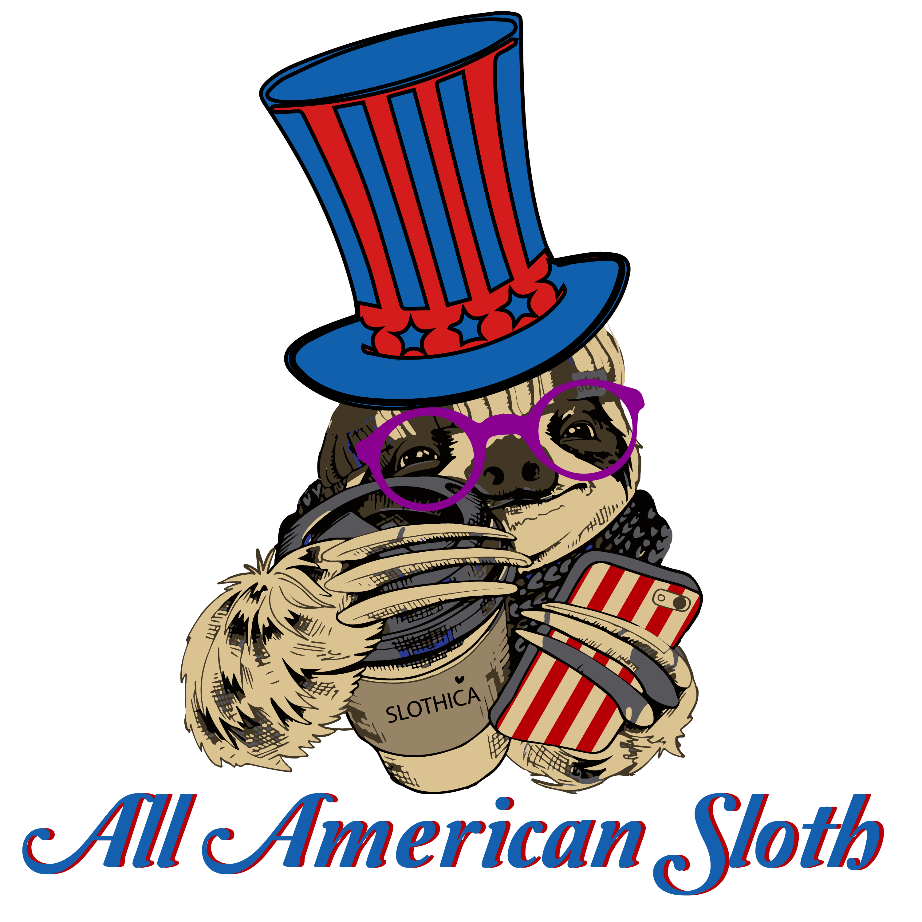 Sloth Logos Svg, Sloth Svg, American Pride Animals Turtle Sl | Inspire ...